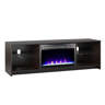 Ebern Designs Mascher Fireplace Console for TVs up to 65", Espresso ...