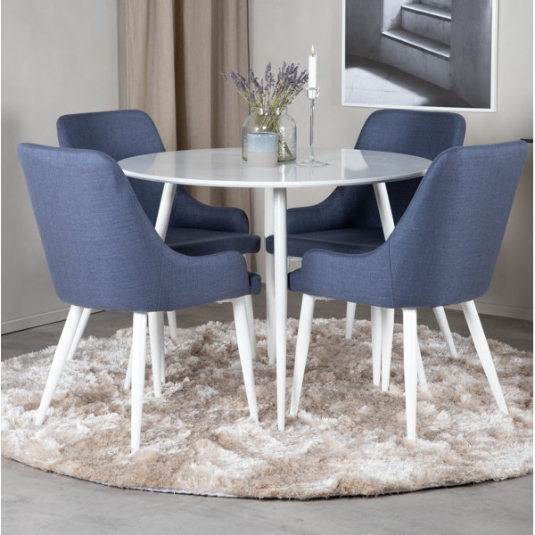 George Oliver Metzger Dining Set with 4 Chairs & Reviews | Wayfair.ie
