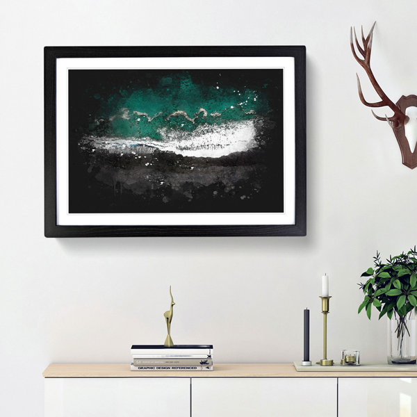 East Urban Home Above the Black Sand Beach in Iceland - Picture Frame ...