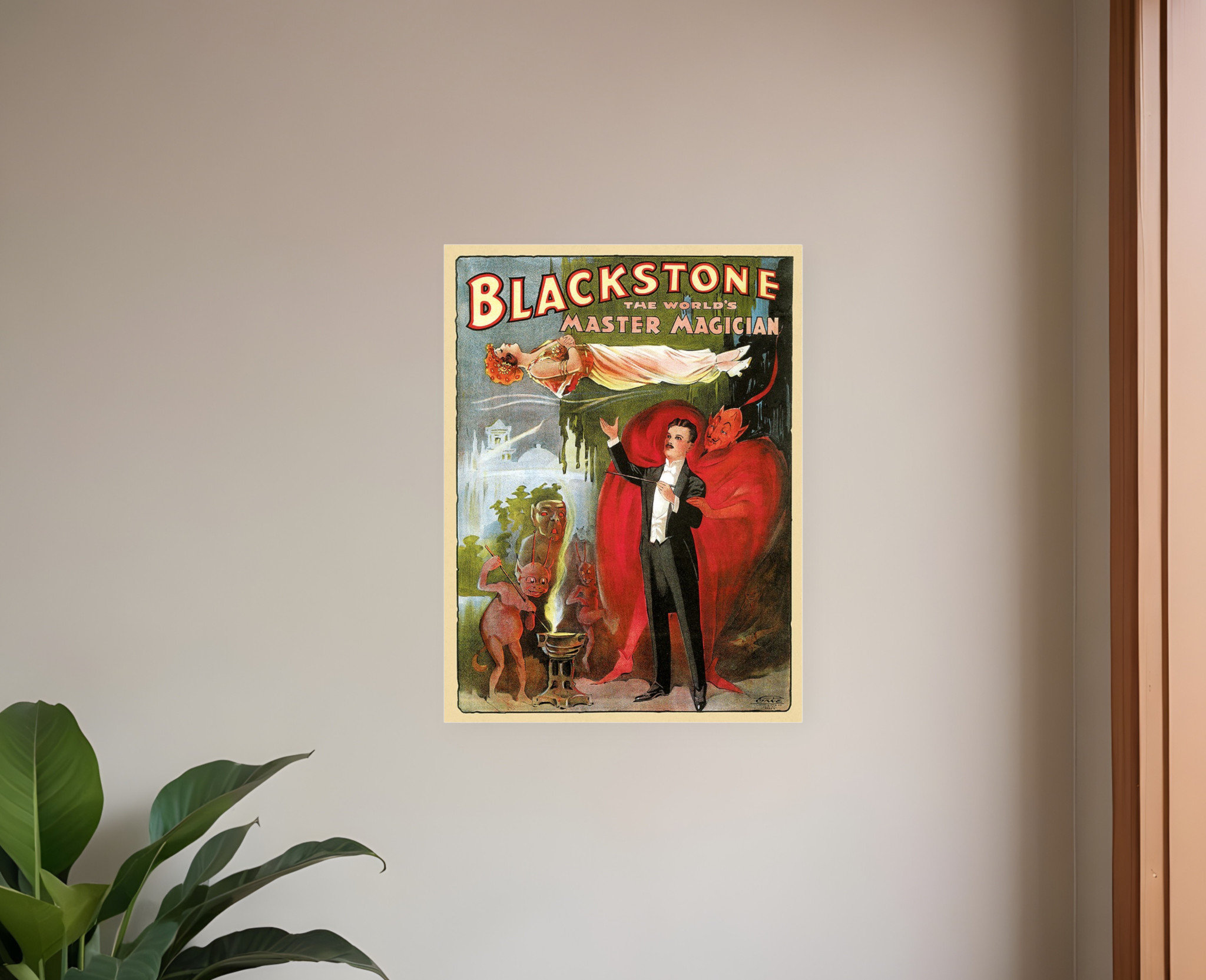 Trinx Vintage 1895 Blackstone Magic Unframed Print Wall Art - Wayfair ...