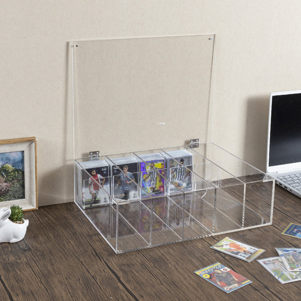 MyGift 5 Compartment Sport Trading Card Storage Box & Reviews | Wayfair