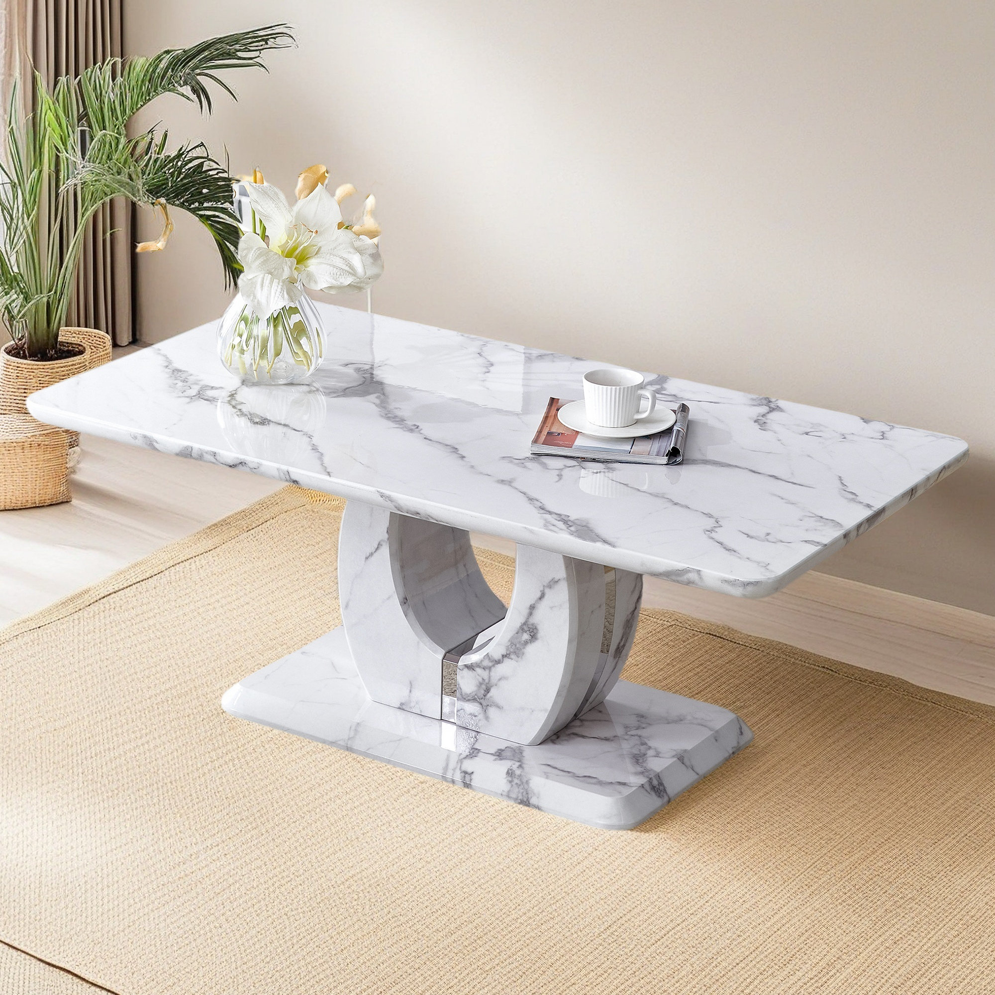 Ivy Bronx Modern Minimalist Black MDF Pattern Sticker Pattern MDF ...