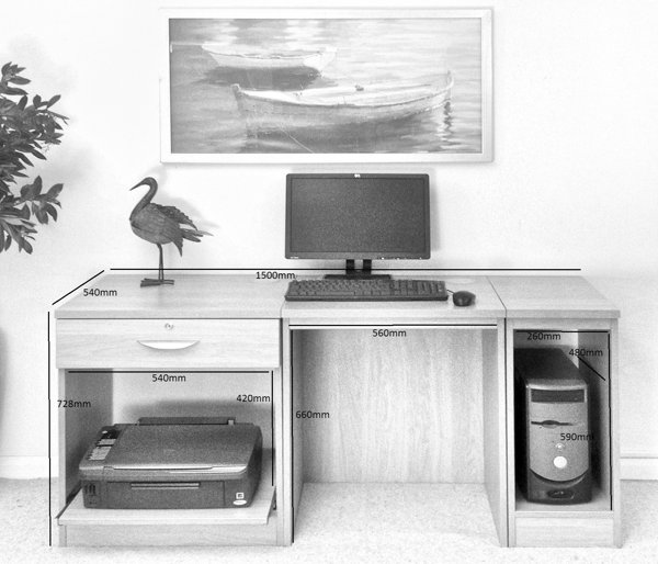 Ebern Designs Walshaw Computer Desk & Reviews | Wayfair.co.uk
