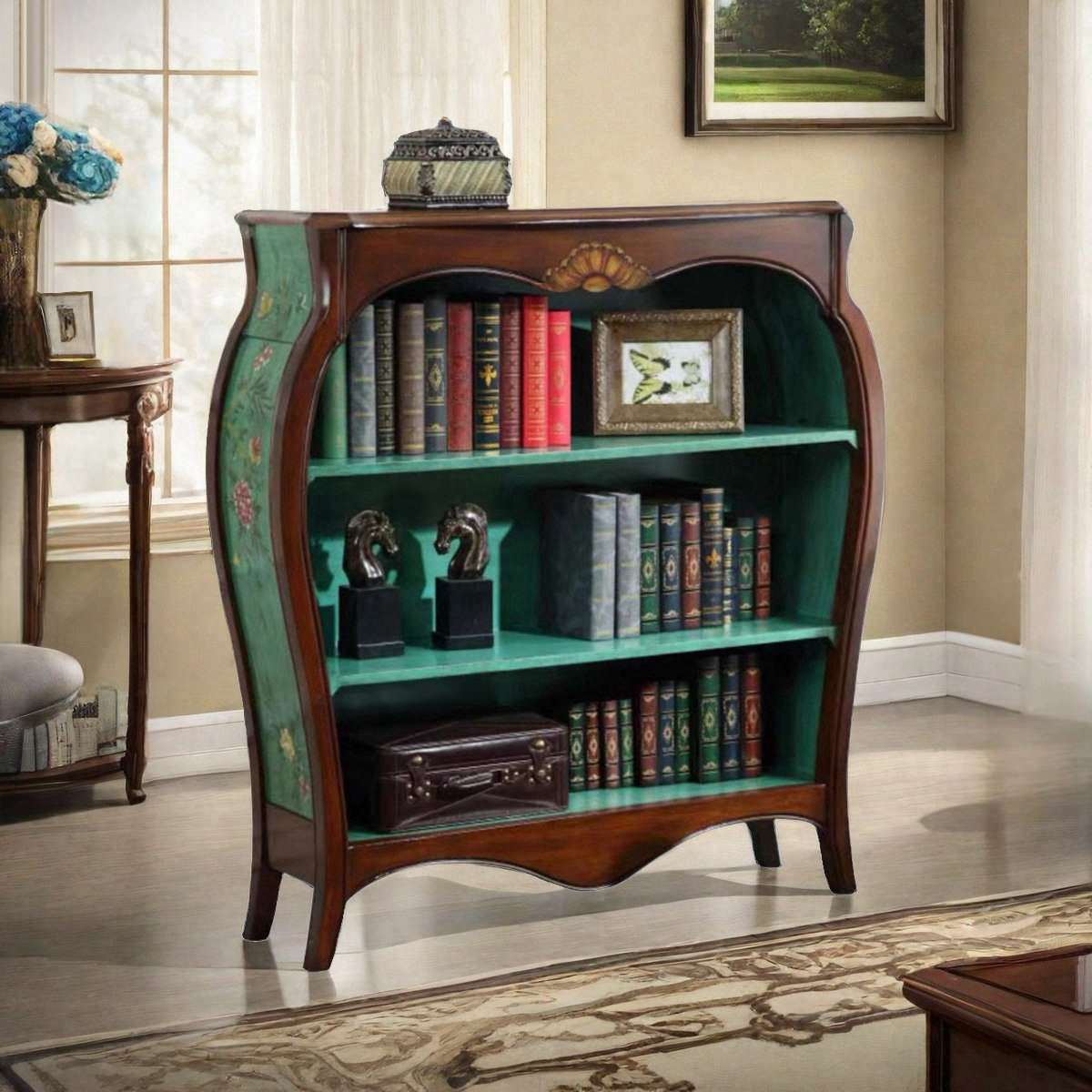 HomeCanvas American Painted Layering Bookcase Bookcase | Wayfair