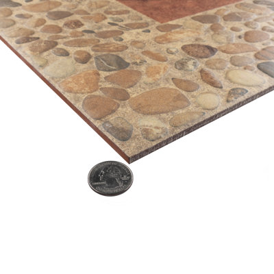 Merola Tile Castellon 18" x 18" Ceramic Concrete Look Wall & Floor Tile ...