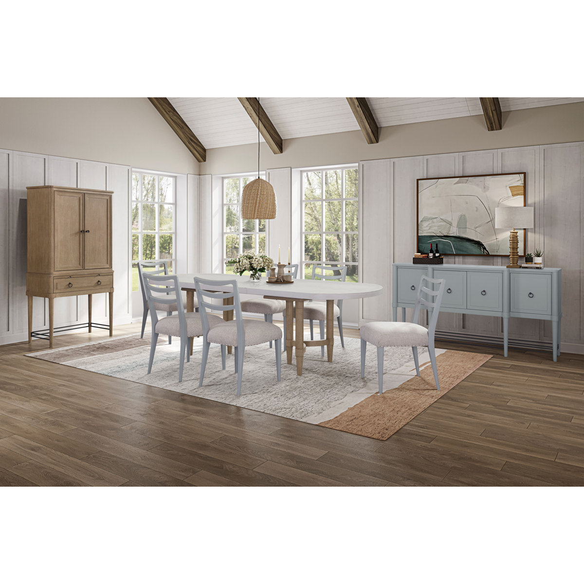 Birch Lane™ Dana Heights 68" 4-Door Sideboard | Birch Lane