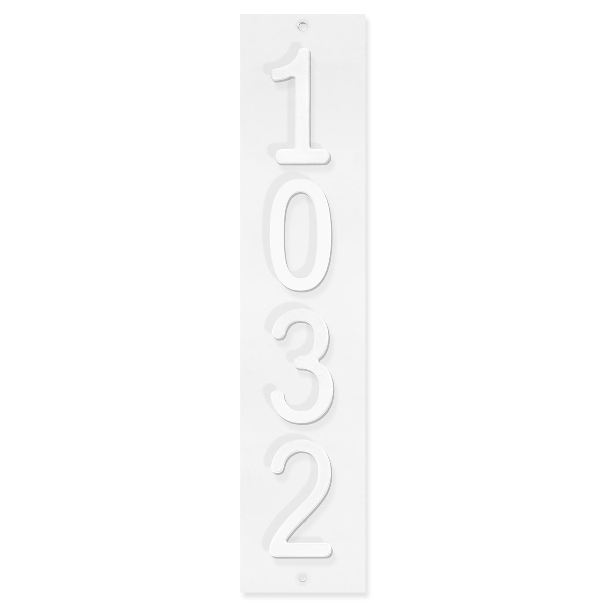 Colourtree Personalized 4-Digit Floating House Numbers Vertical Street ...