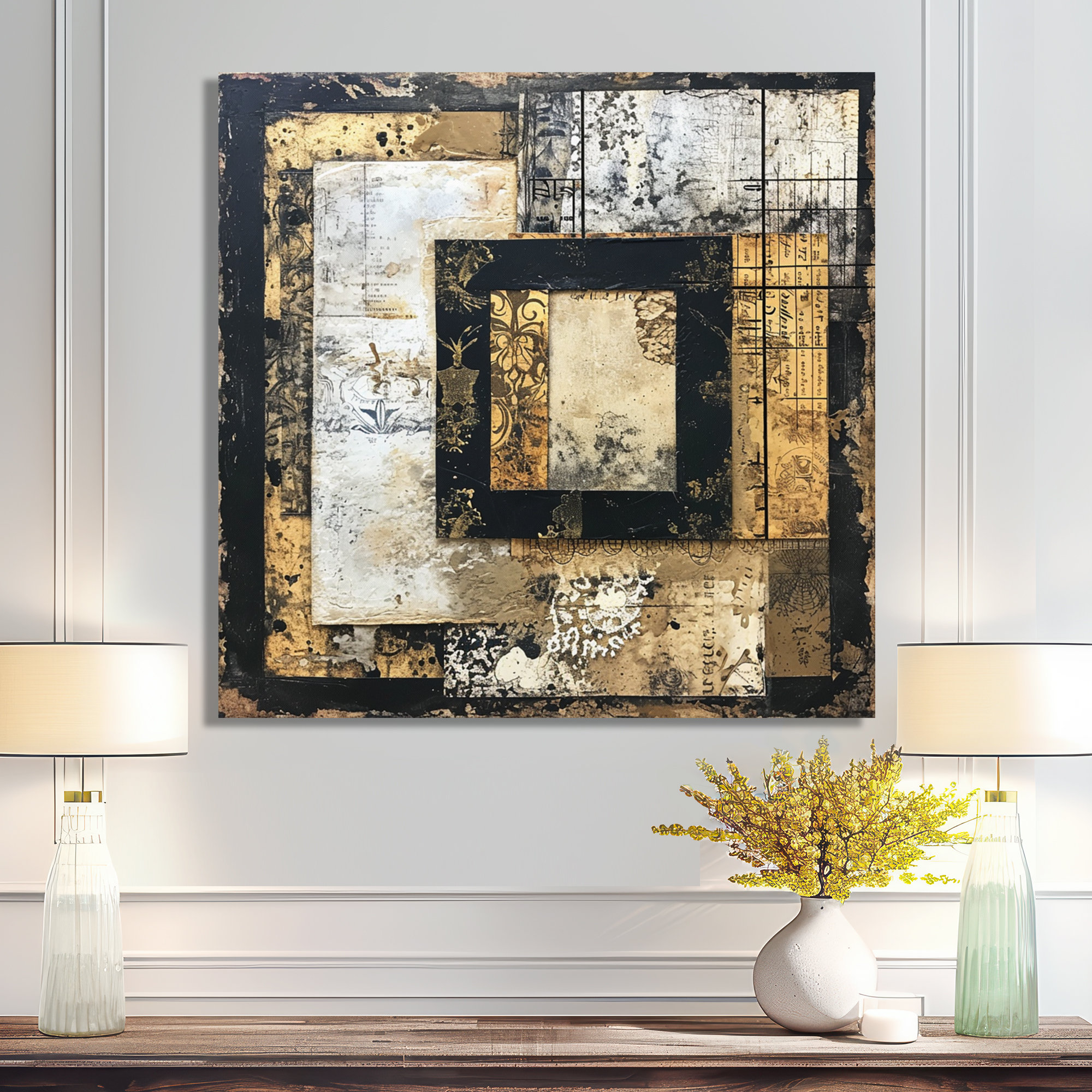 Wrought Studio™ Eternal Moments Vintage Frame Collage - Abstract ...