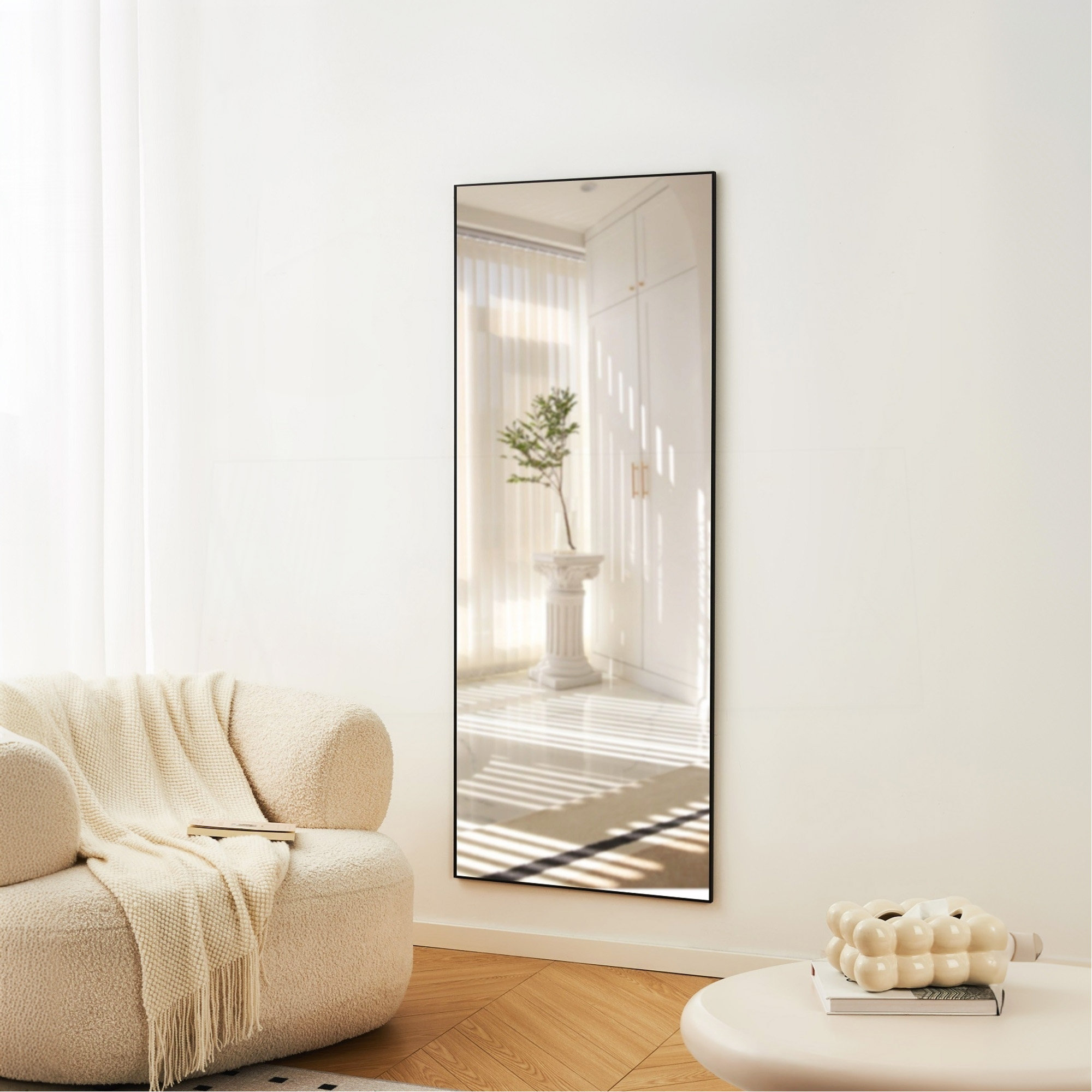 Alxfarton Full Length Aluminum Alloy Frame Mirror With Superior Anti ...