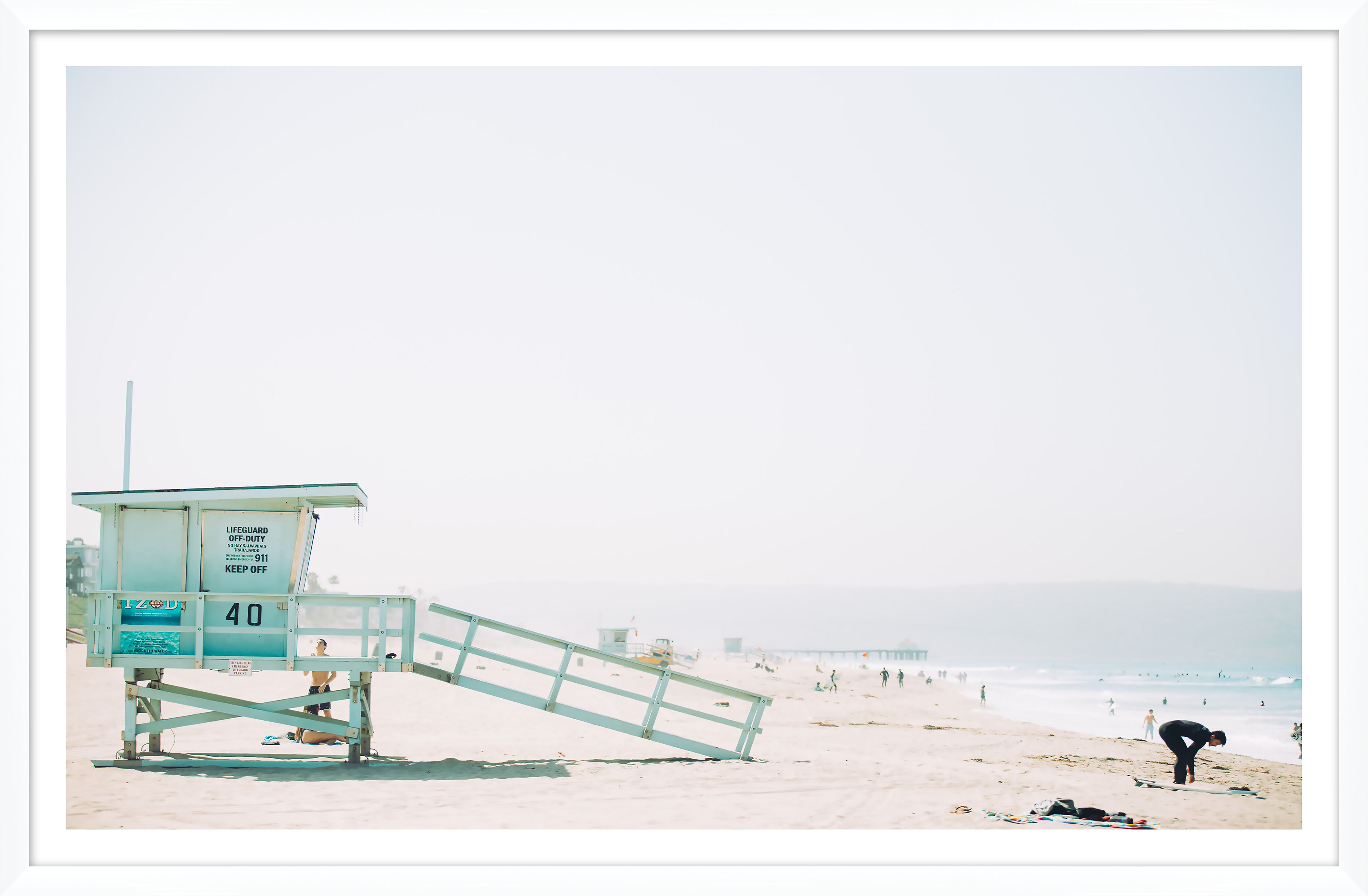 Soicher Marin 'Lifeguard Station' - Picture Frame Photograph on Paper ...