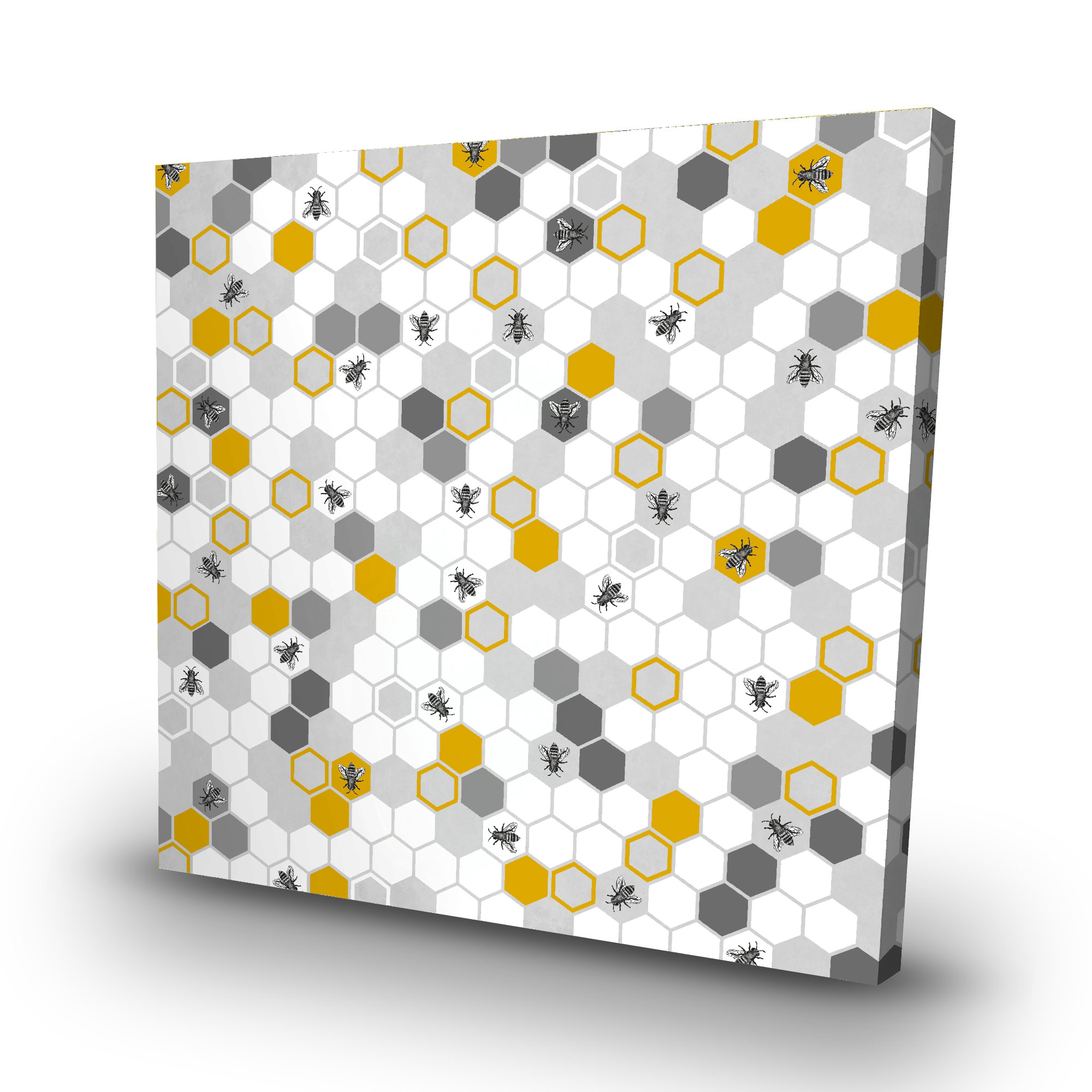 Begin Edition International Inc. Beehive pattern - 32"x32" art on ...