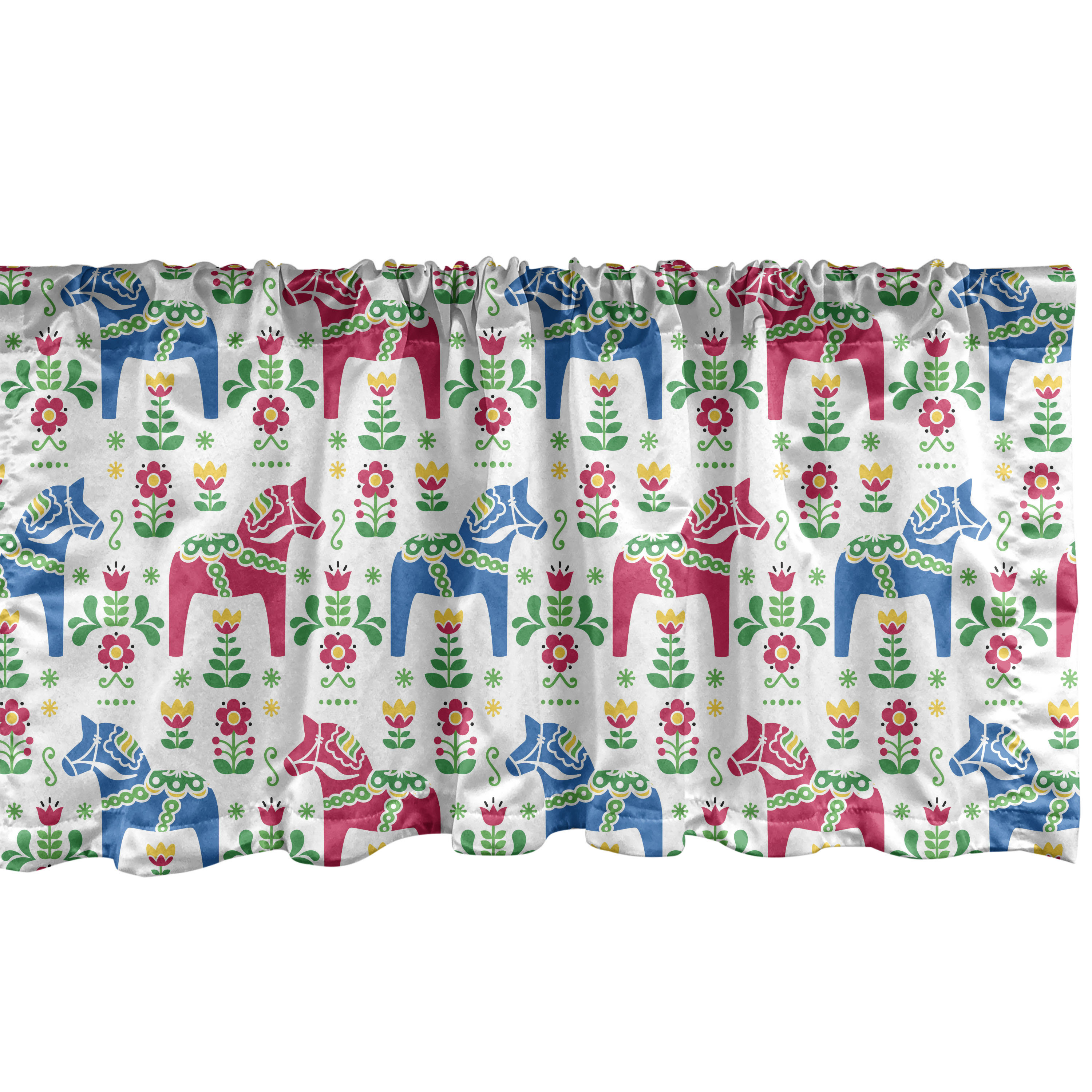 Ambesonne Palm Tree Valance Pack of 2 Watercolor Trees Art 51815 | Wayfair