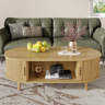 George Oliver Coffee Table 42.5"W, Mid Century Modern Coffee Table With ...