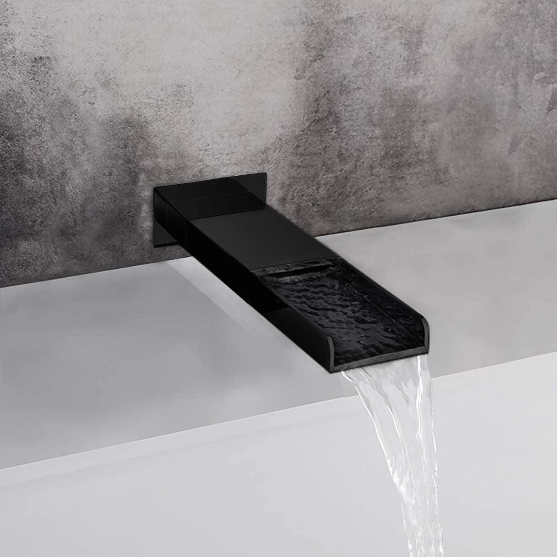 Wovilo Matte Black Shower Kit - Brass Bathroom With 10 Inch Rainshower ...