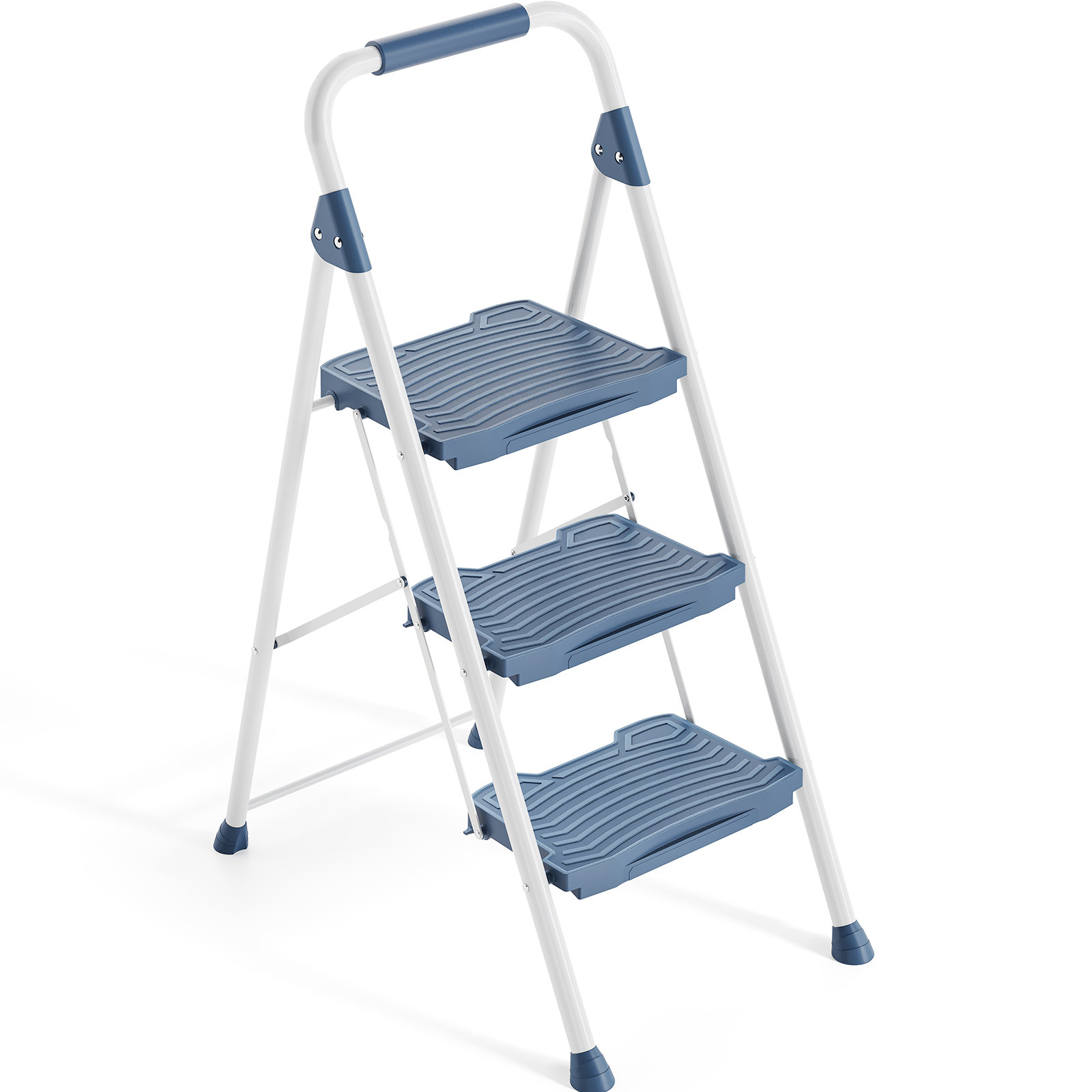 WFX Utility™ 3 - Step Ladder Metal Foldable Step Stool,Ladder & Reviews ...