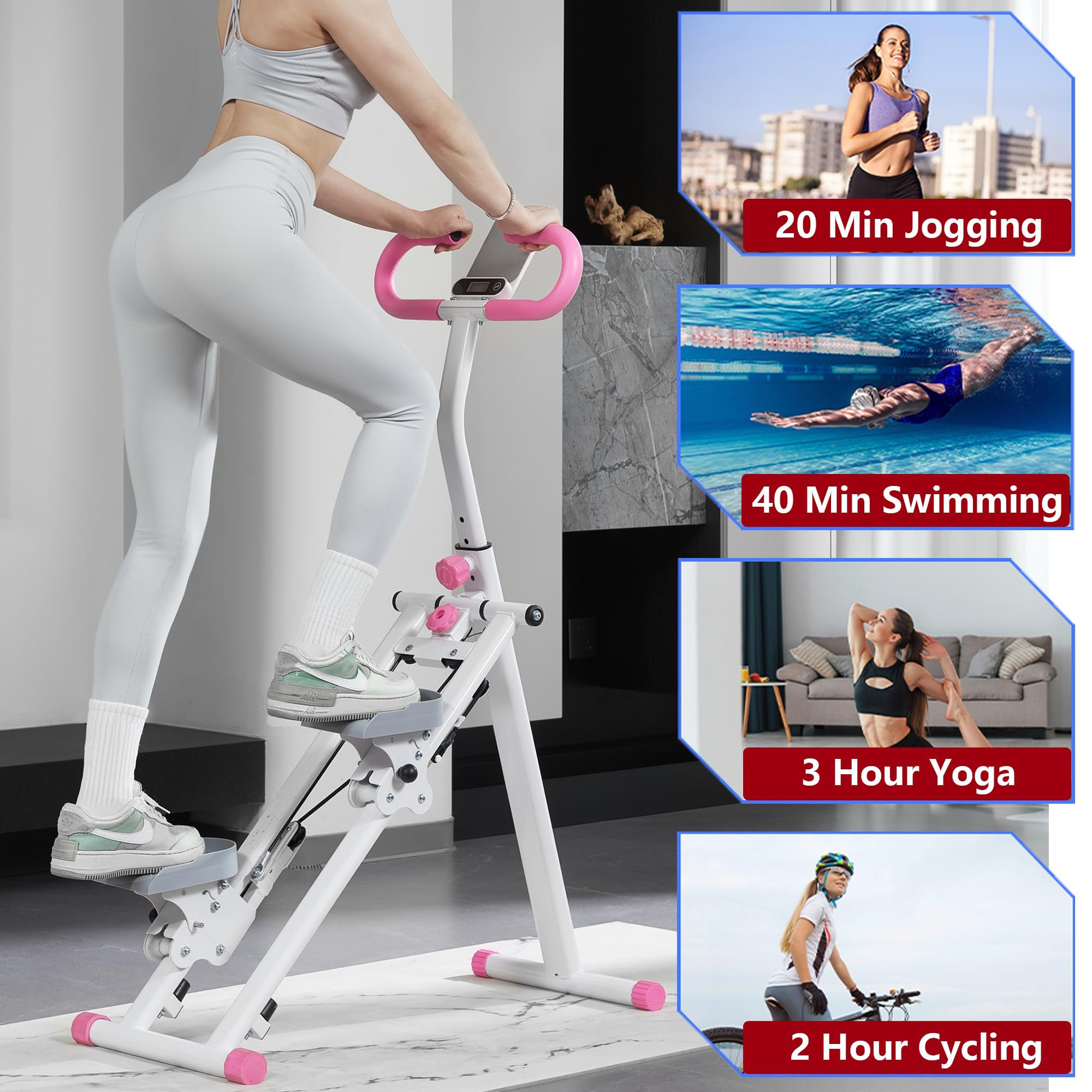 Wrought Studio™ Foldable Vertical Stepper For Use Cardio Training ...