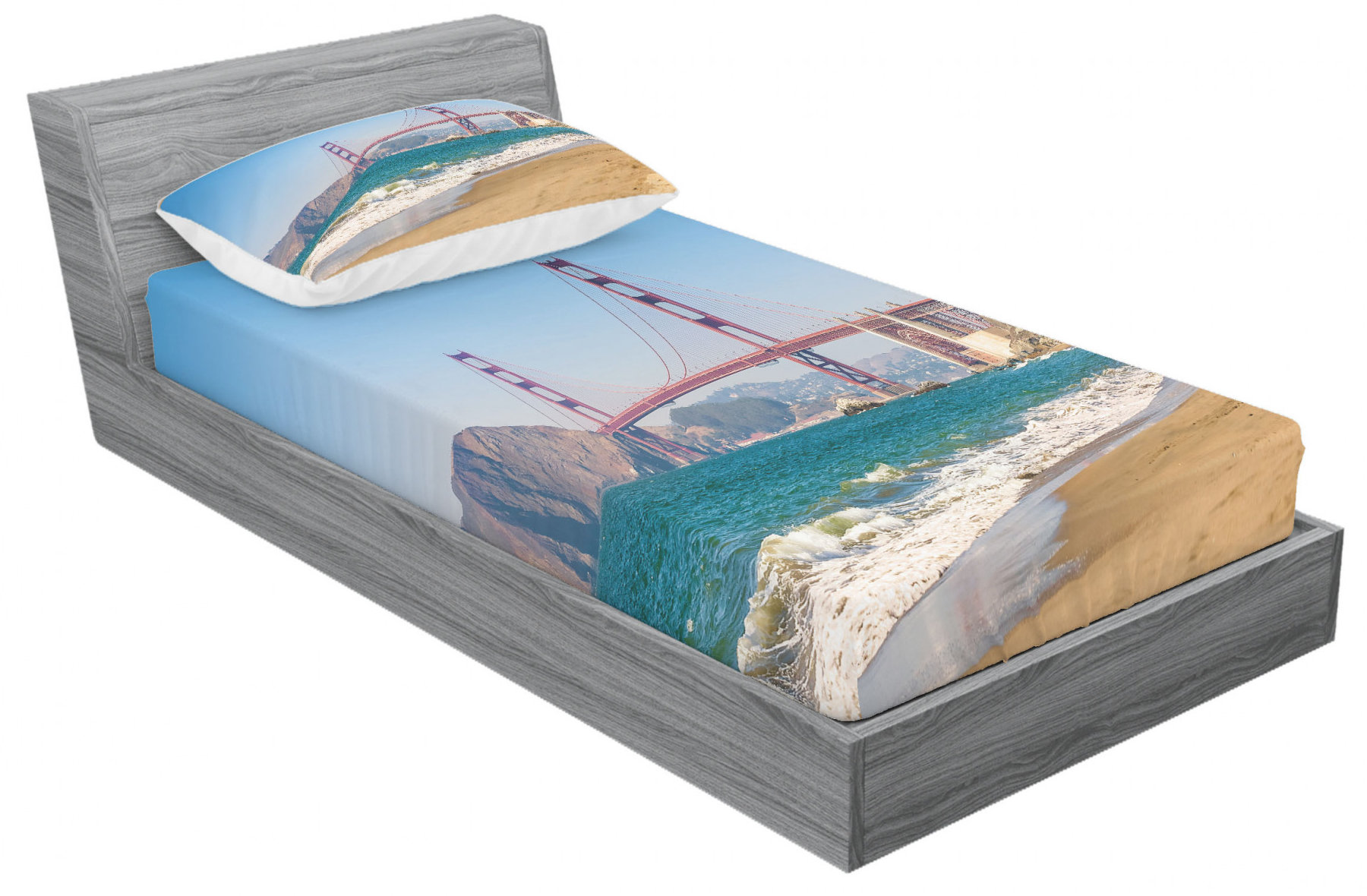 Ambesonne Landscape Sheet Set | Wayfair