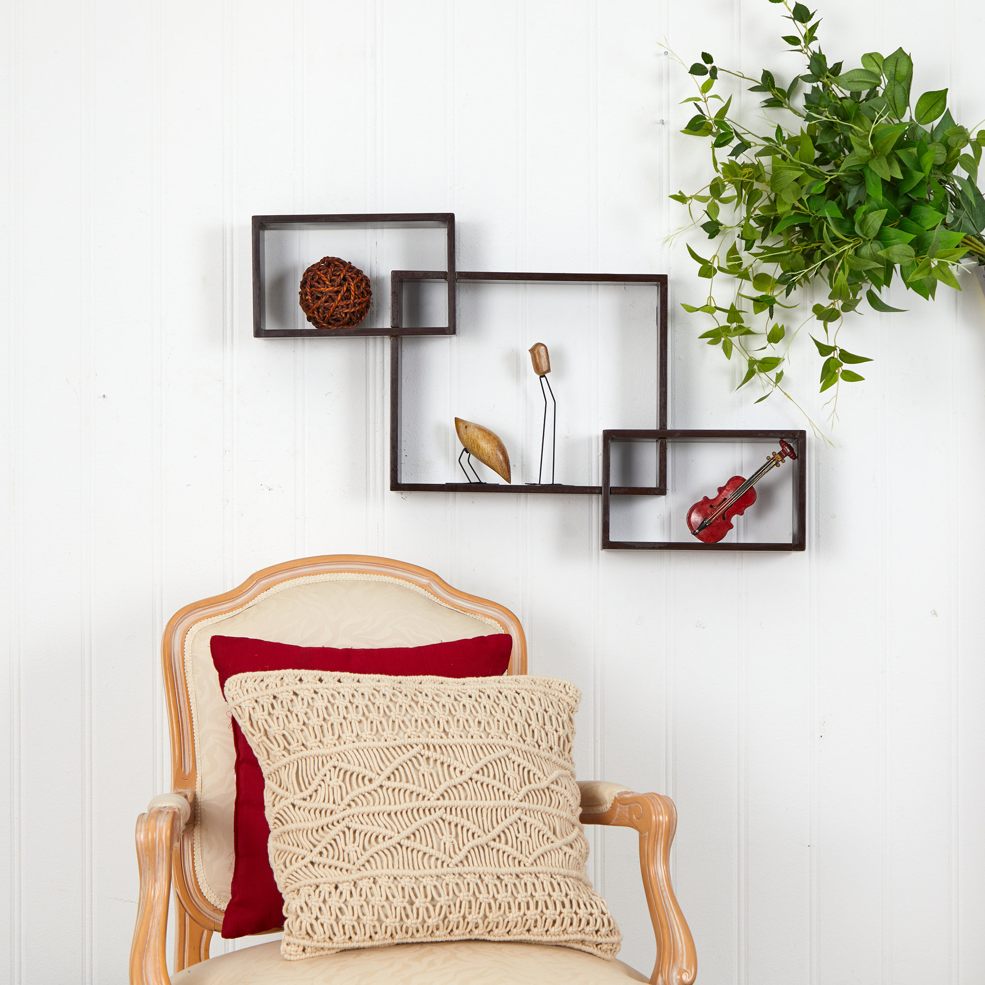 Latitude Run® 31In. Floating Boxes Wall Shelves | Wayfair