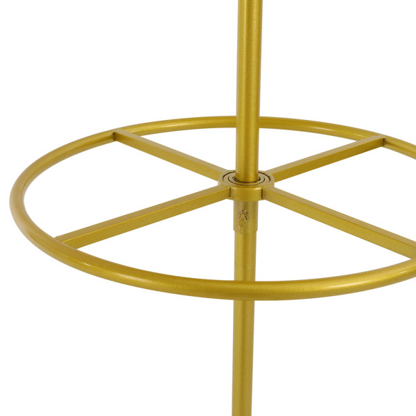 Mercer41 2 Tiers Rotatable Round Garment Rack Round Metal Clothes ...