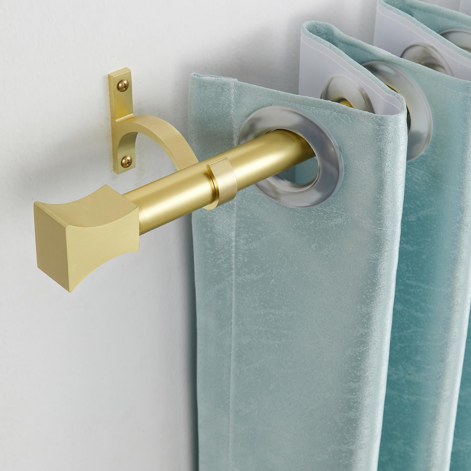 Mercer41 Single Curtain Rod Telescoping Rods | Wayfair