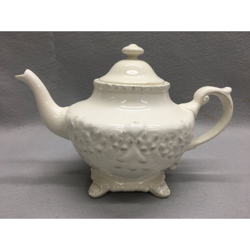 One Allium Way® 20 -oz. Porcelain China Teapot | Wayfair