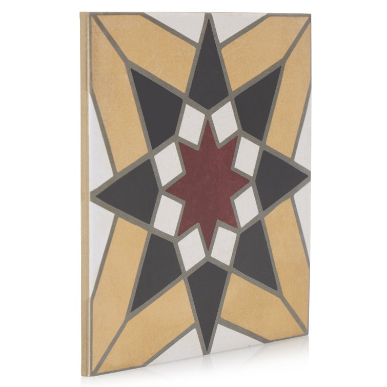 Industry Tile Avila 8" x 8" Porcelain Patterned Wall & Floor Tile | Wayfair