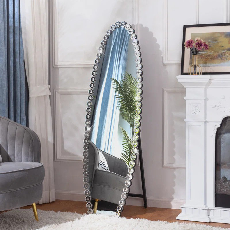 Ivy Bronx Arch Glass Large Full Length Knisley | Wayfair