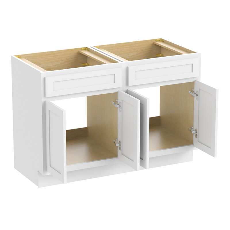 Home Beyond 48" Double Bathroom Vanity Base Only | Wayfair