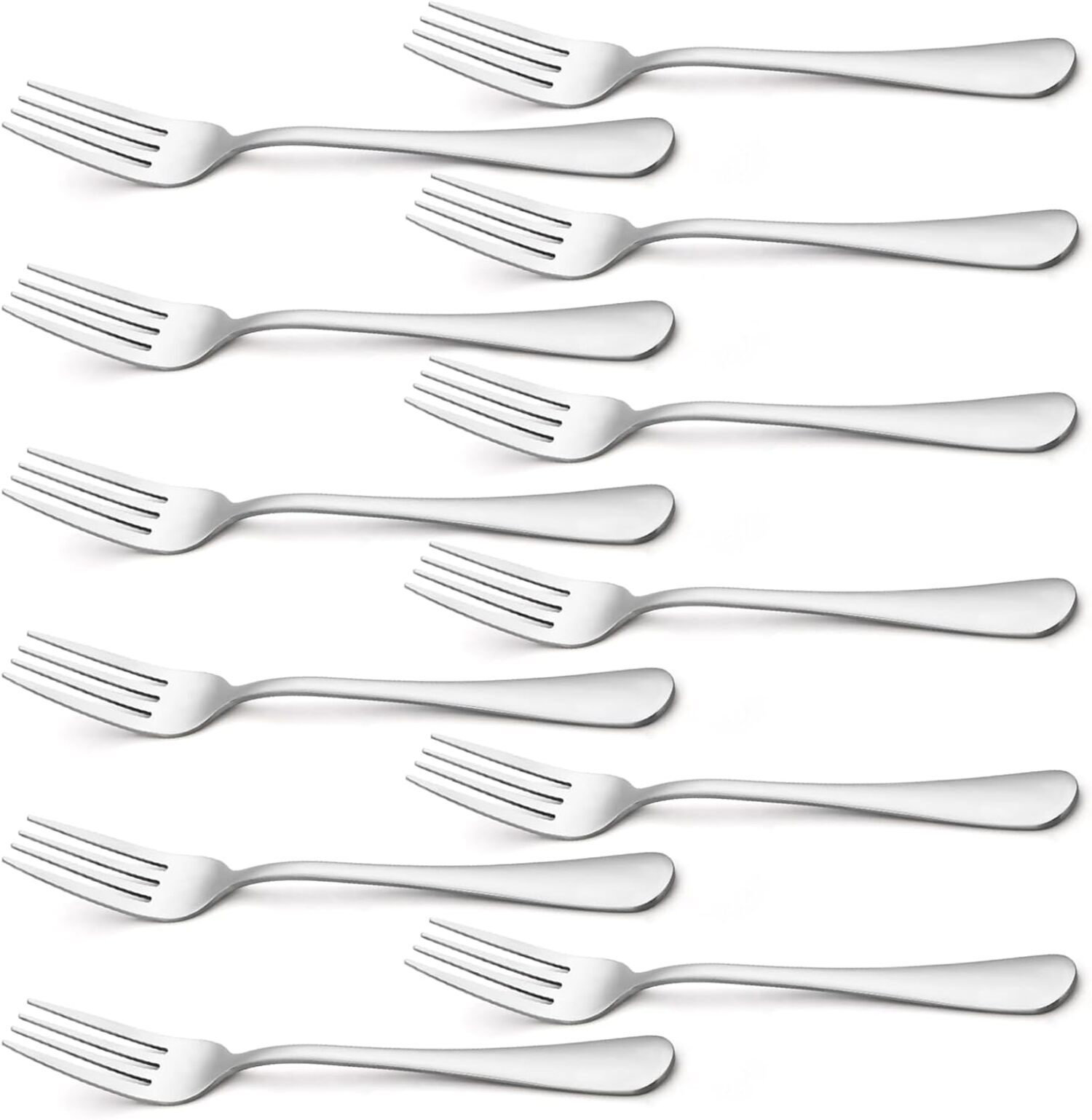 Latitude Run® 12-Piece Pack Of 8-Inch Mirror-Polished Food-Grade ...