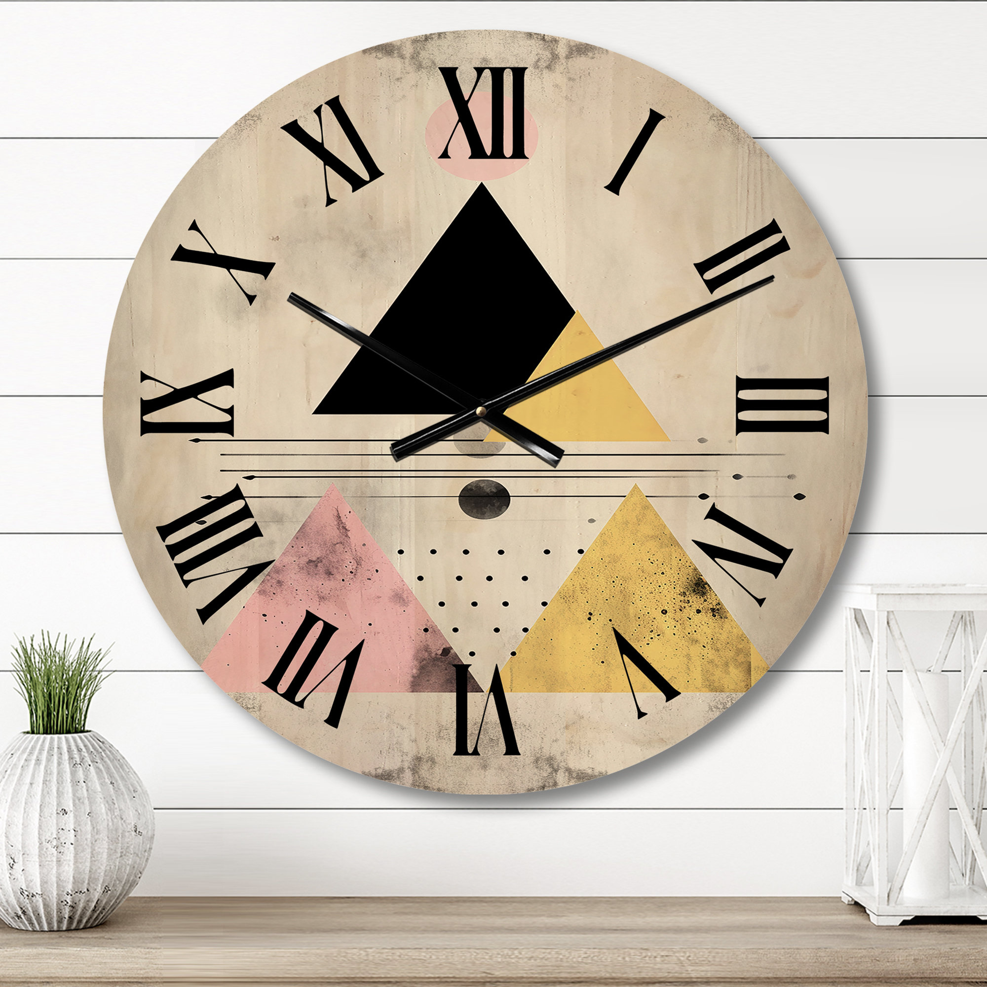 East Urban Home Transcendence Retro Triangular Minimal III - Modern ...