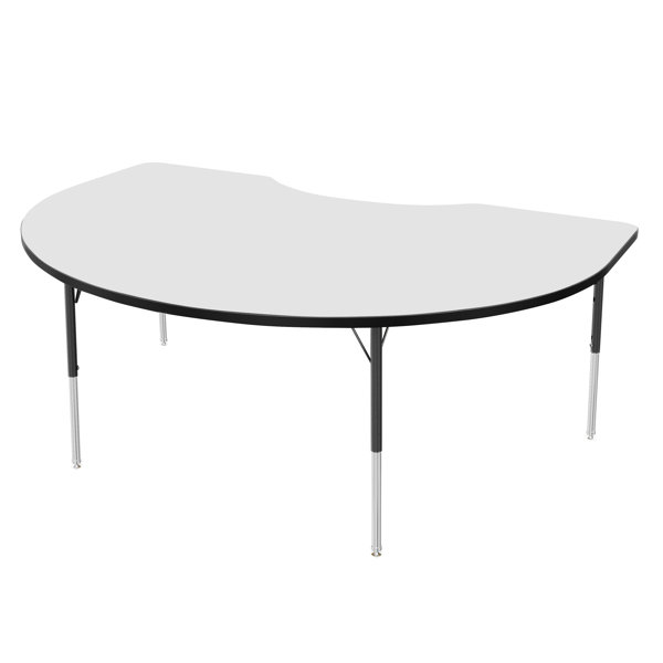 Kidney-shaped-swivel-table | Wayfair