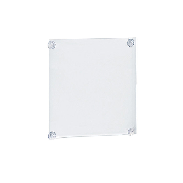 Azar Displays Clear Acrylic Window/Door Sign Holder Frame with Suction ...