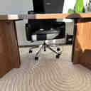 The Twillery Co.® Ragusa 63-Inch Rectangle Computer Desk & Reviews ...