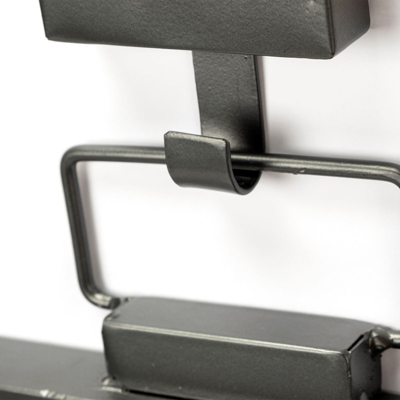 Latitude Run® Aeshia 44" Gunmetal Metal Framed Accent Mirror | Wayfair