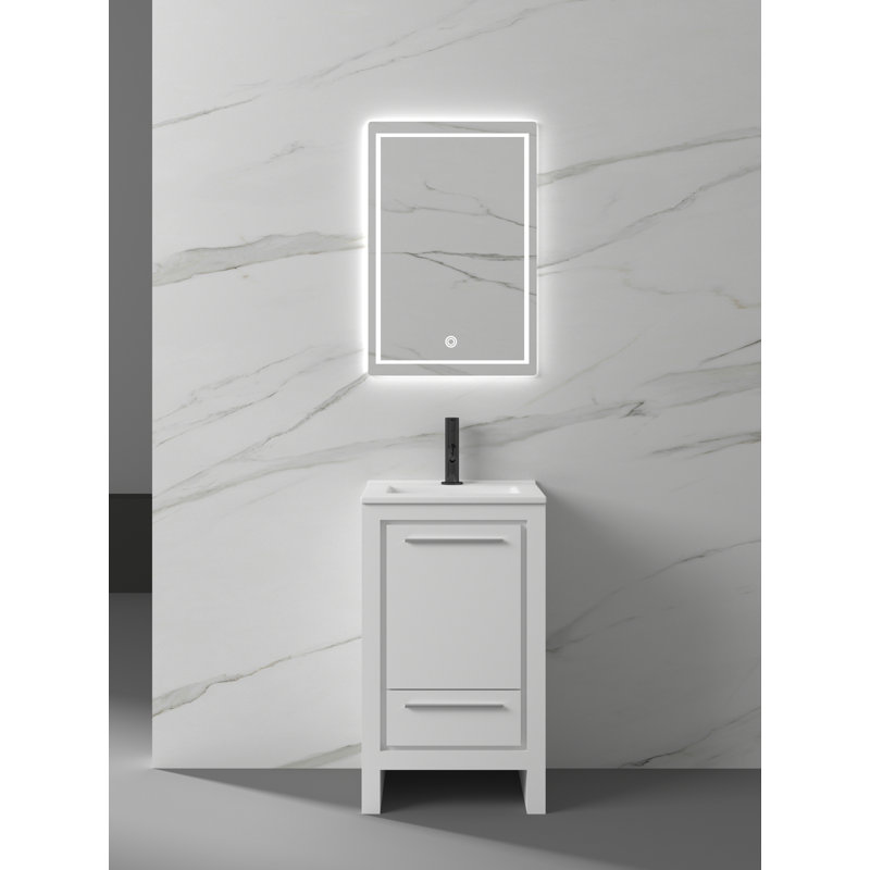 Wrought Studio™ Chrystie 20" Single Bathroom Vanity Set | Wayfair
