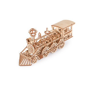 Wood Trick Locomotive R17 Wooden 3D Mechanical Model Kit Puzzle | Wayfair