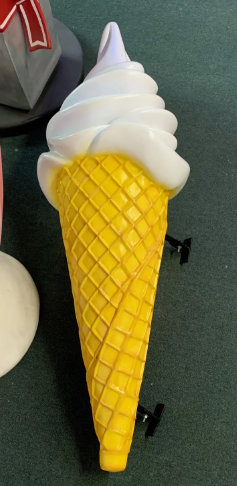 Trinx Jahnasia Large Hanging Soft Serve Vanilla Ice Cream Over Sized ...