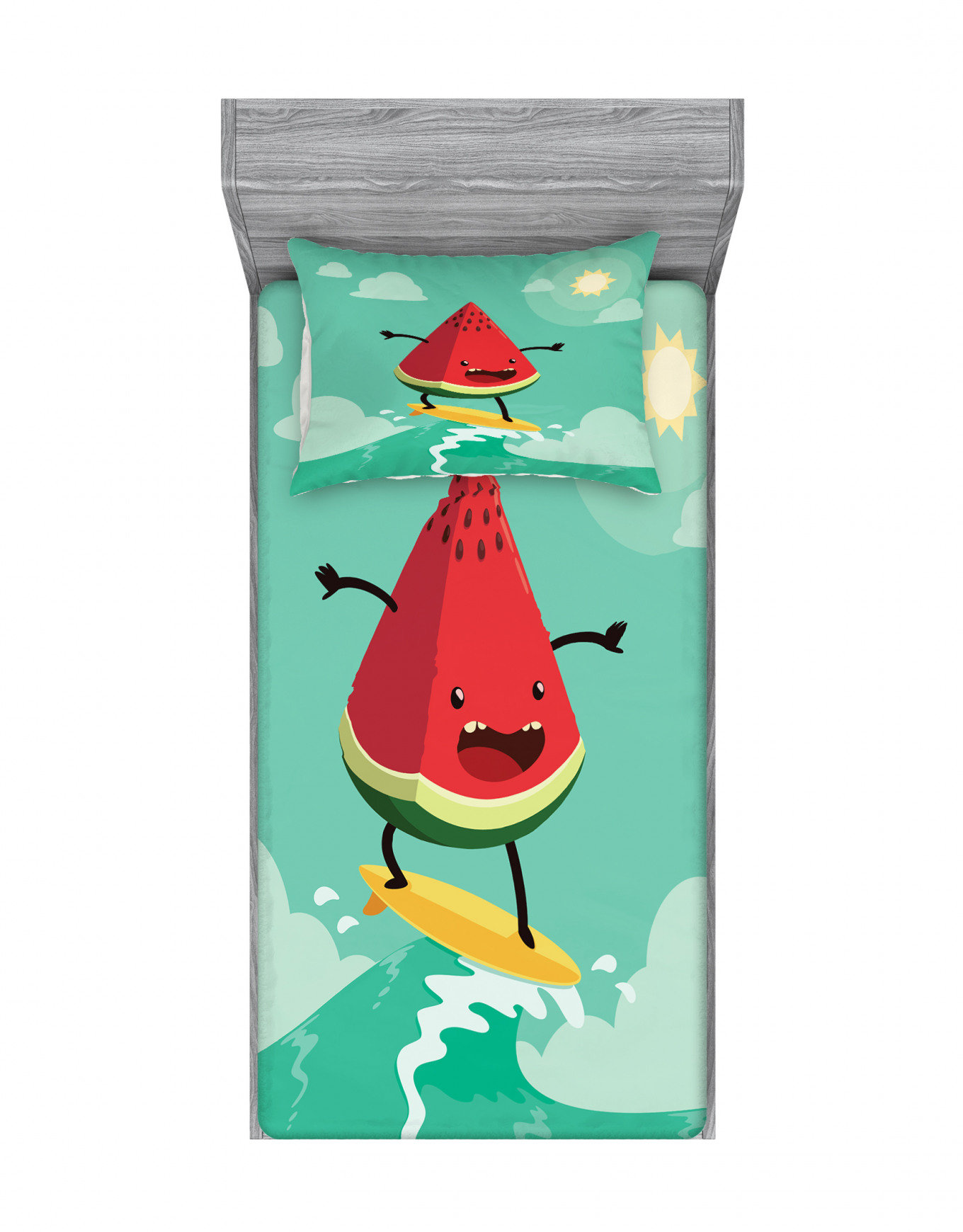 Ambesonne Surf Sheet Set | Wayfair