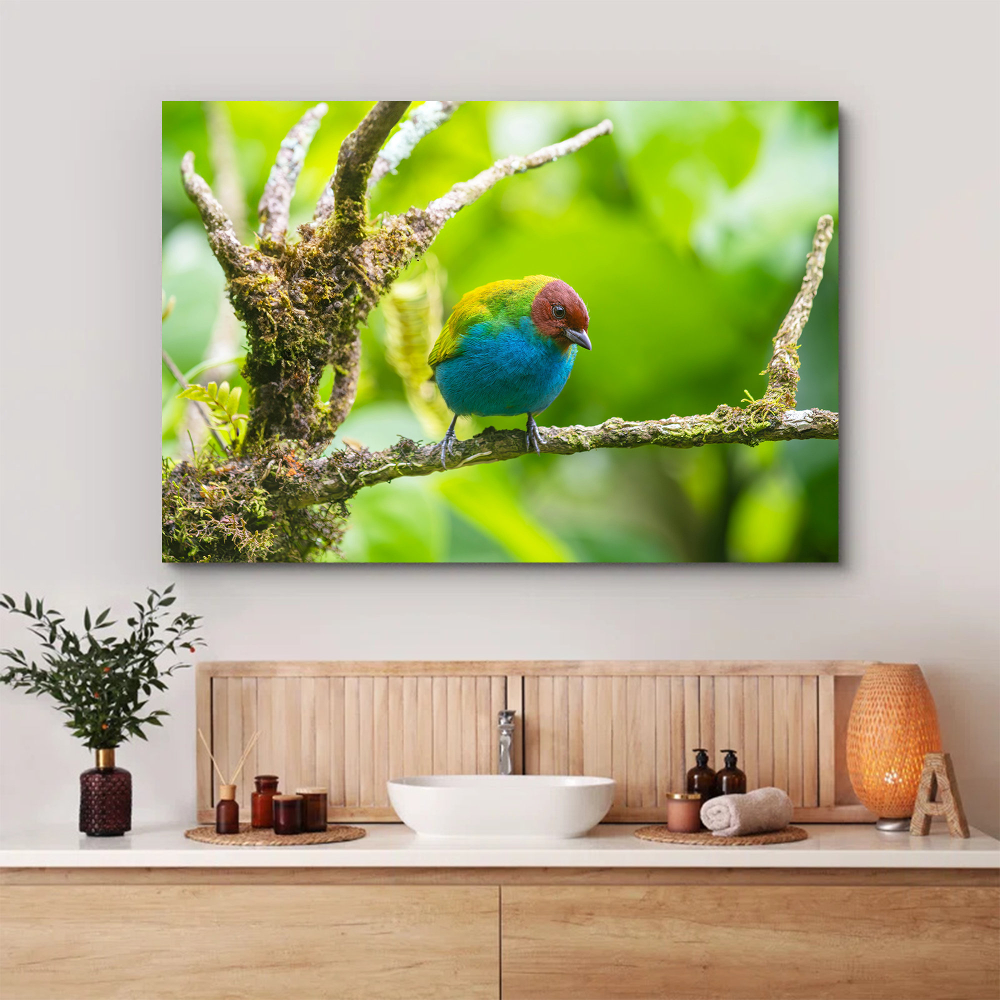 Ebern Designs A Multi Colored Bird | Wayfair
