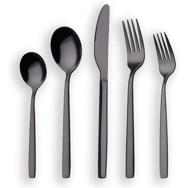 Mega Chef Stainless Steel Flatware Set - Service for 4 & Reviews | Wayfair