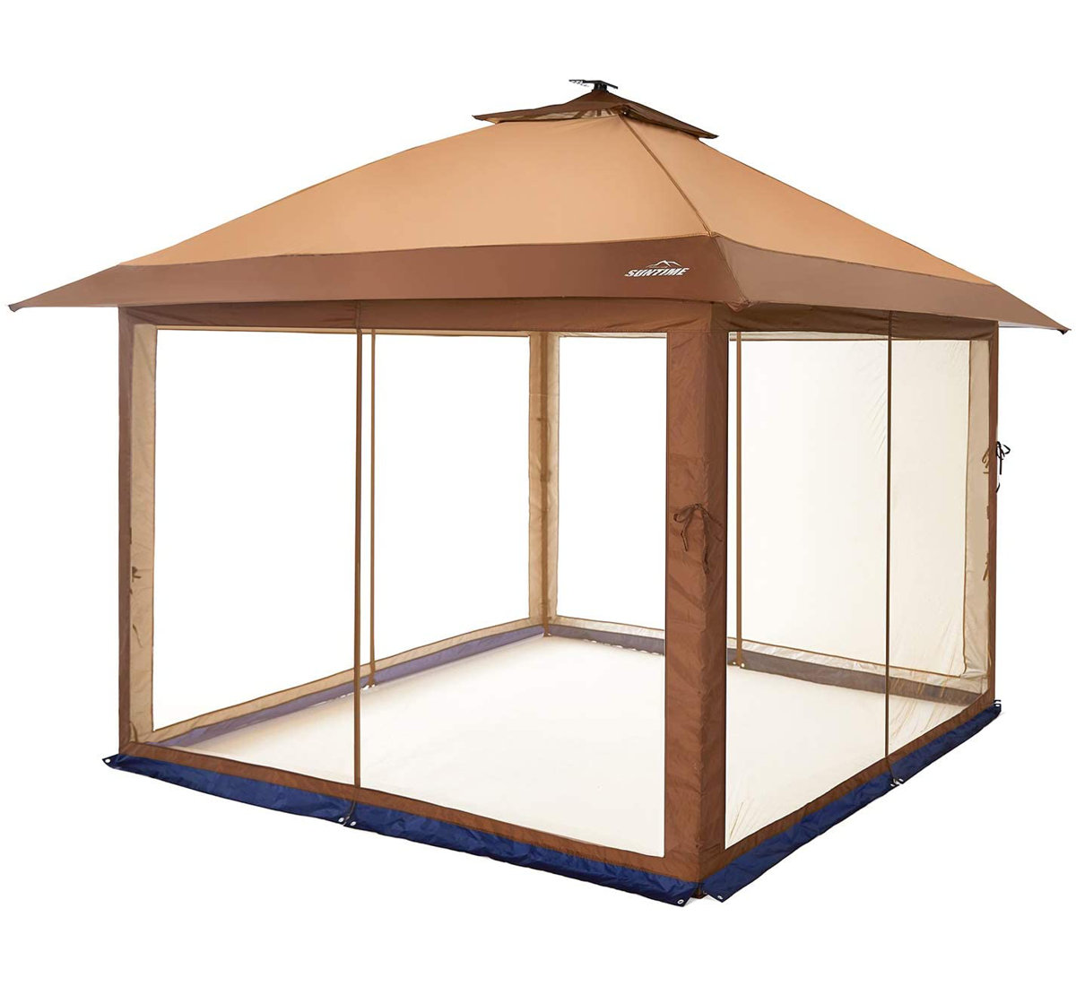 Suntime Fully Enclosed Canopy 12 Ft. W x 12 Ft. D Aluminum Pop-Up ...