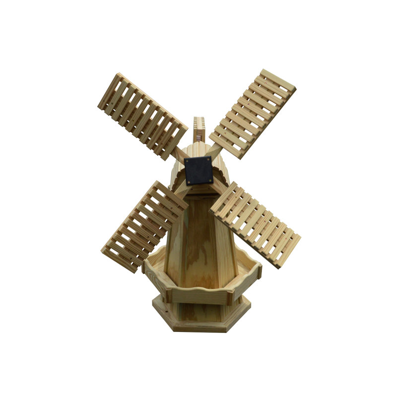 Rosalind Wheeler Donte Pressure Treated Dutch Windmill & Reviews | Wayfair