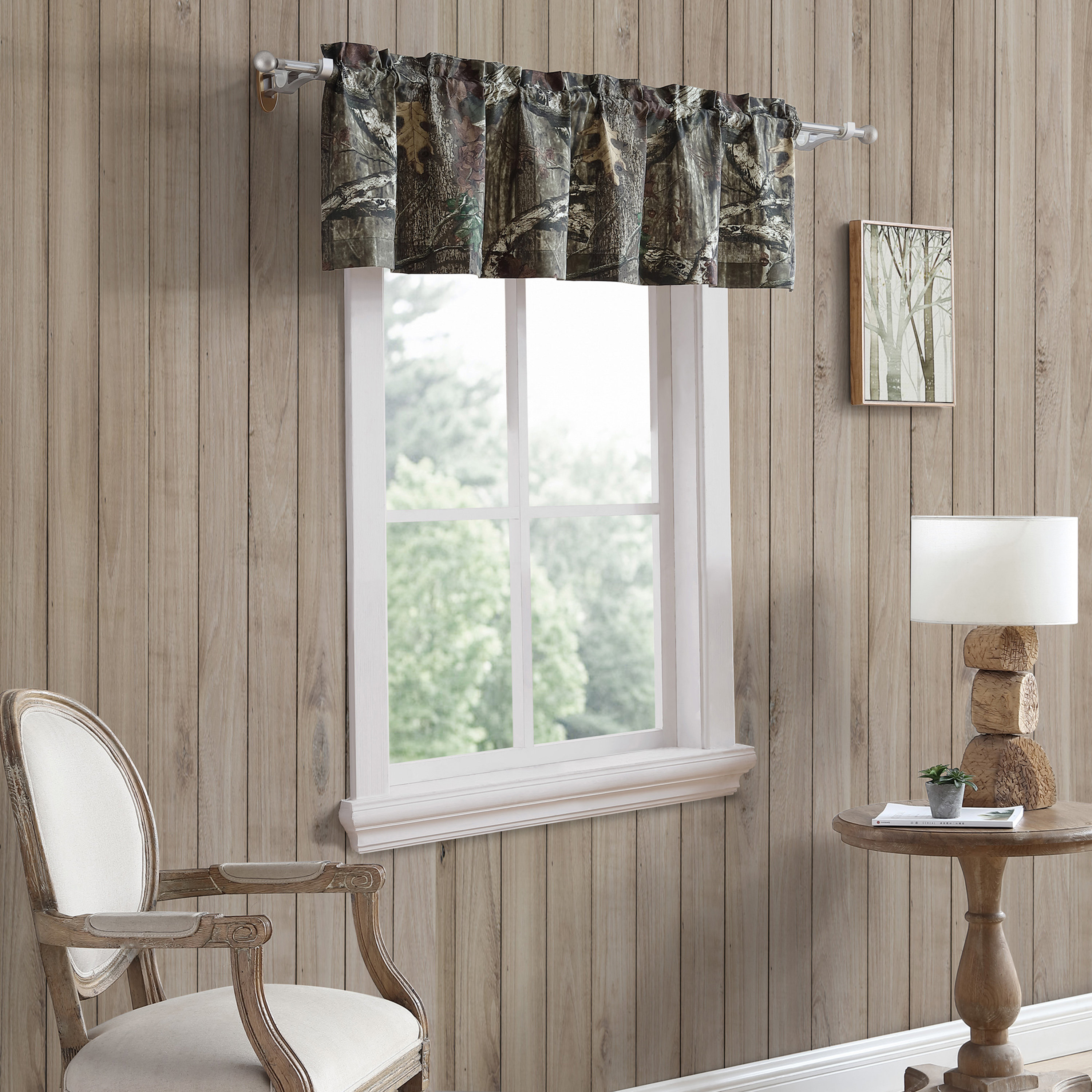 Mossy Oak Camouflage 60" Window Valance & Reviews | Wayfair
