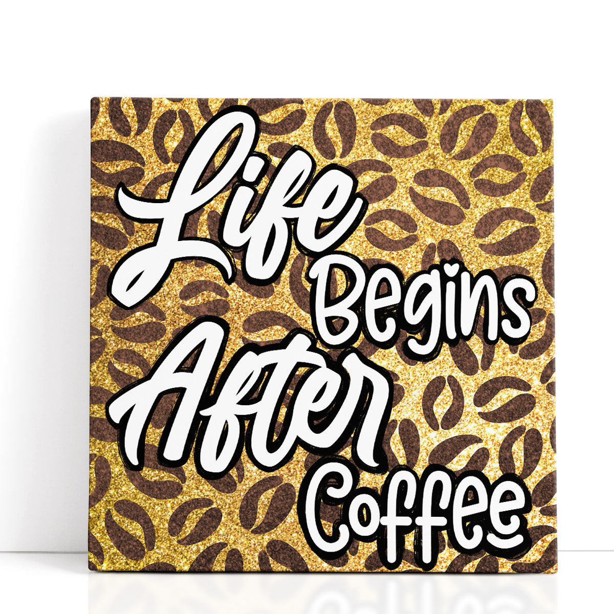 Trinx Life After Coffee 2 - Canvas Print Wall Art | Wayfair