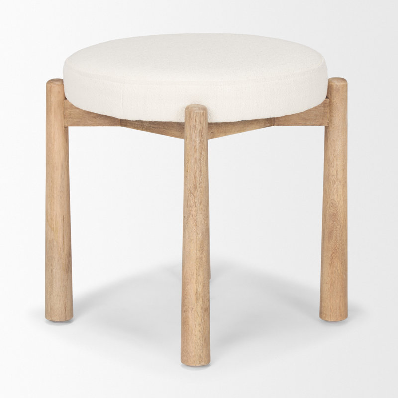 Joss & Main Rebecka Solid Wood Accent Stool | Joss & Main
