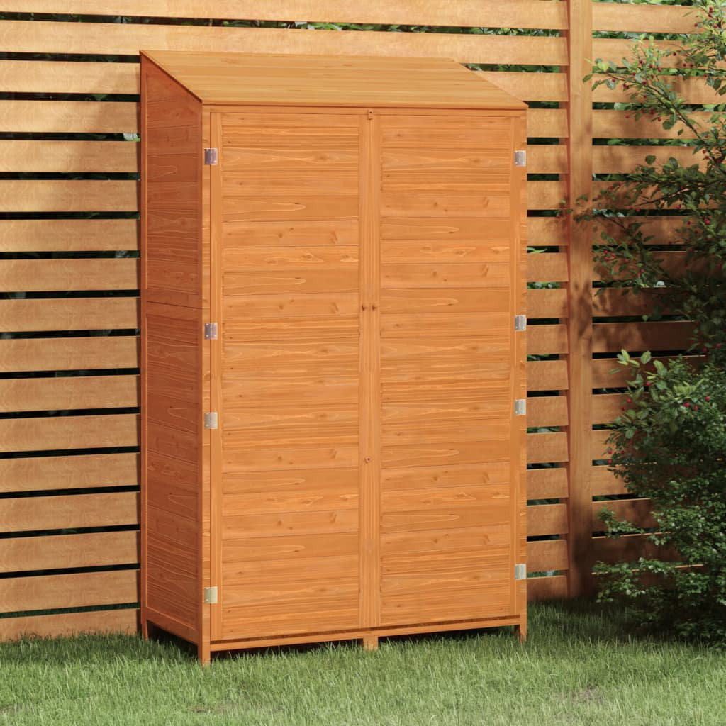 VidaXL Outdoor Storage Shed Garden Shed Wooden Storage Shed Solid Fir ...