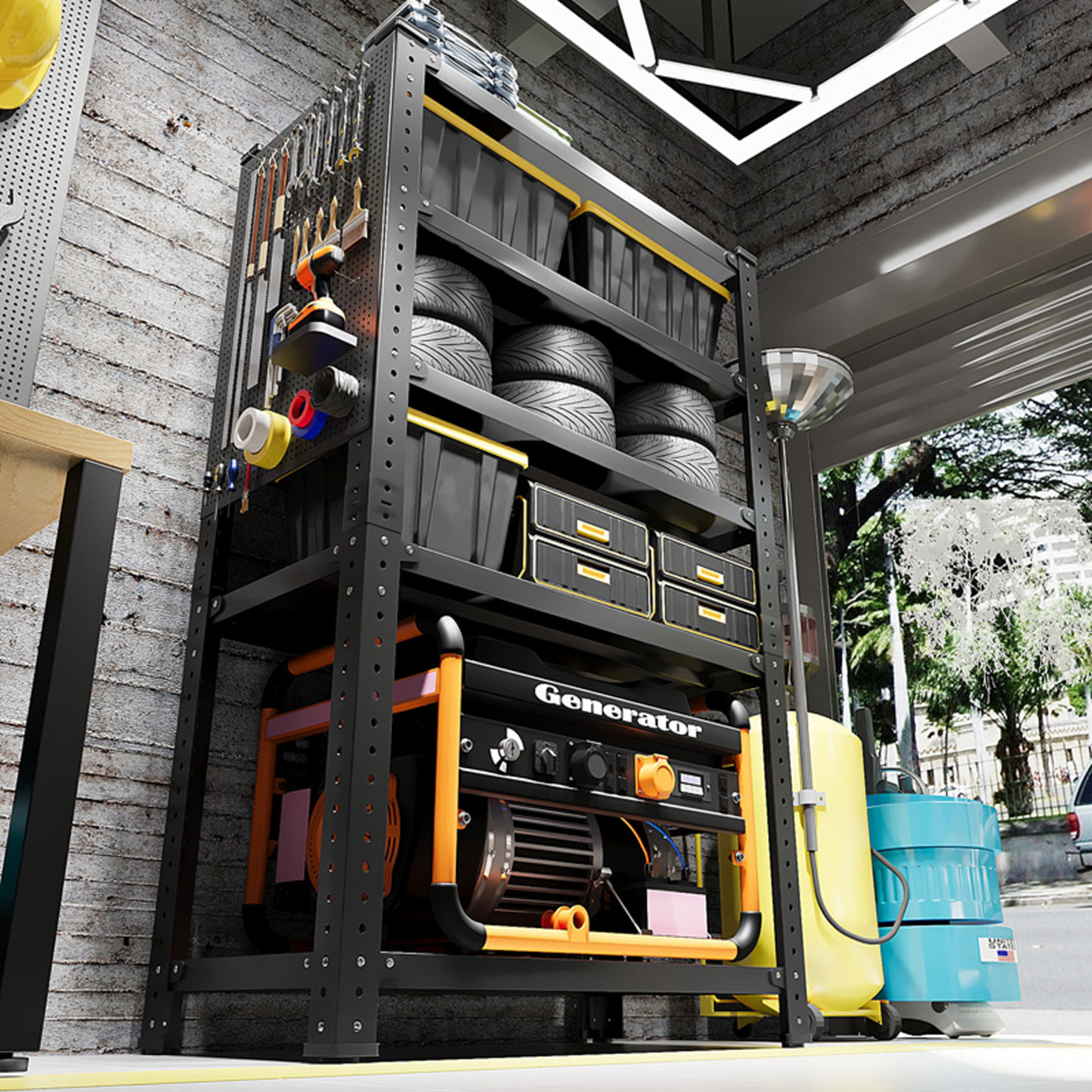 WFX Utility™ Household Storage Rack, Adjustable Display Rack, Basement ...