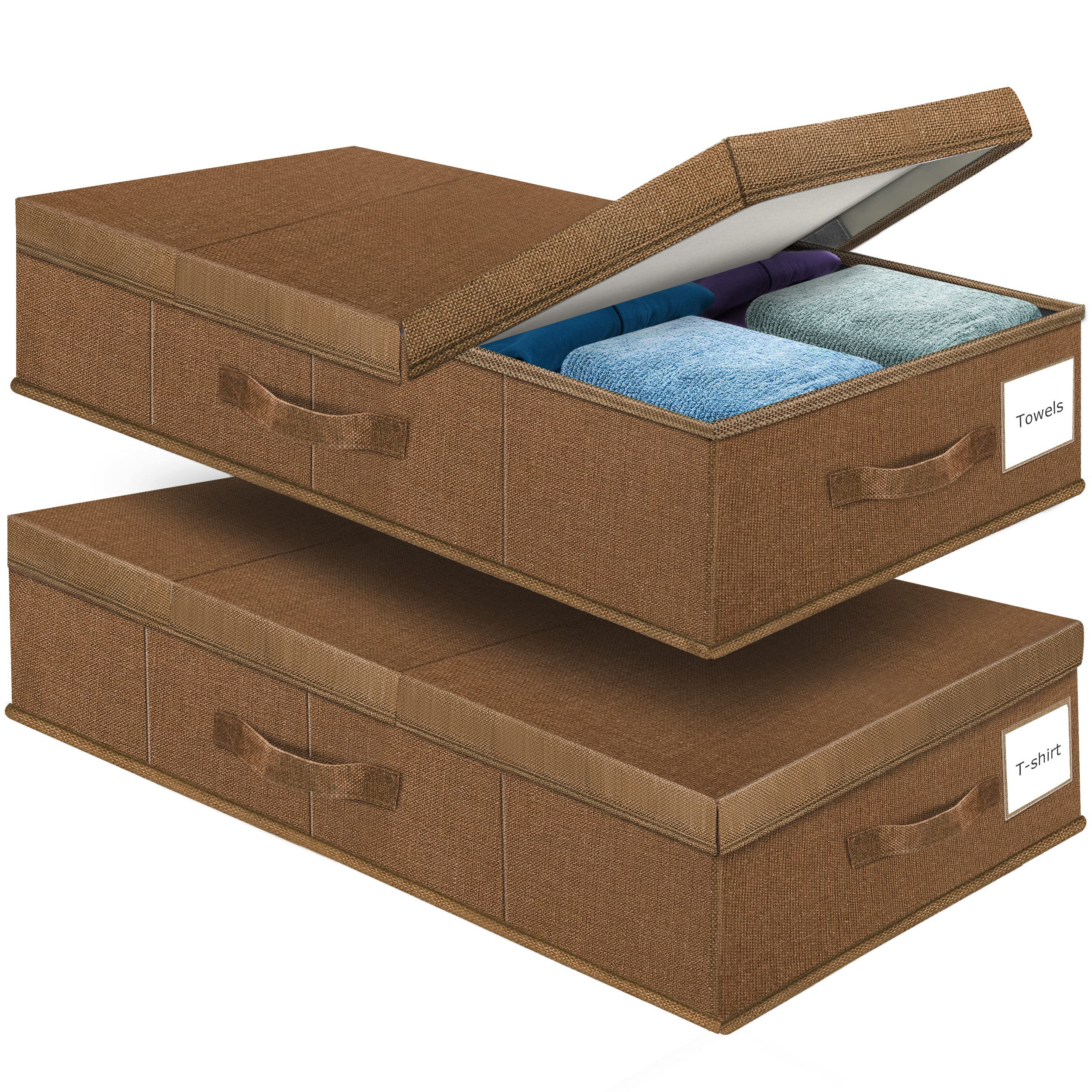 Rebrilliant Underbed Storage Containers Bin With Lids (2Pcs) Large ...