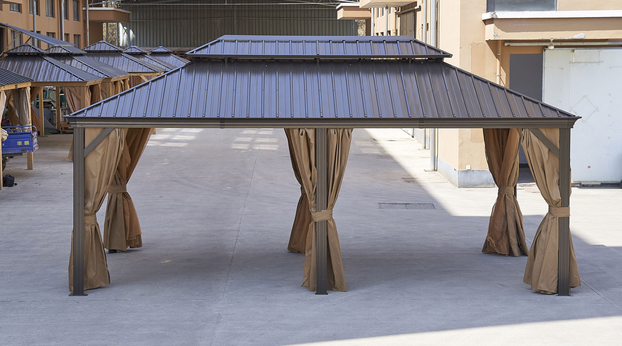 HomeViewto 12*20FT Outdoor Permanent Hardtop Gazebo Canopy - Wayfair Canada