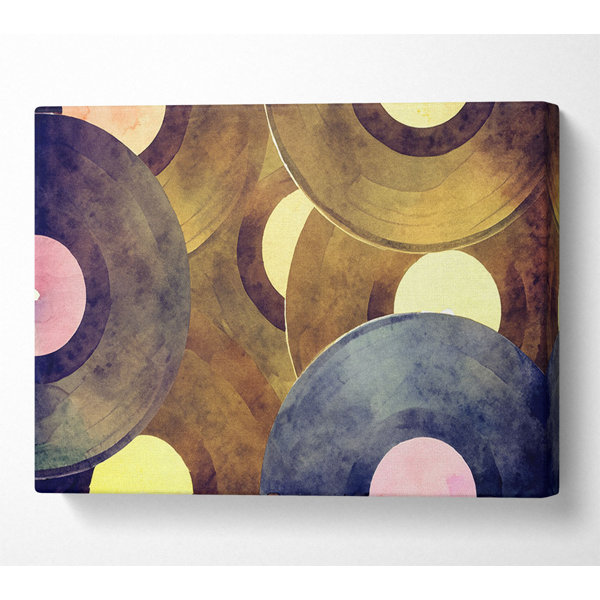 Metro Lane Retro Albums - Wrapped Canvas Art Prints | Wayfair.co.uk